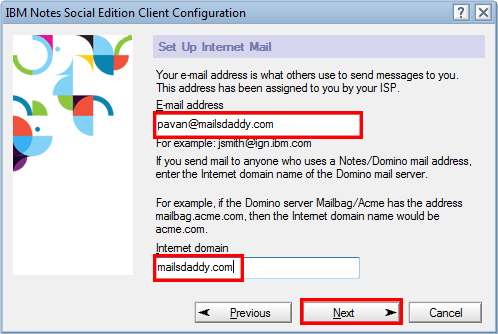 Download, install & configure IBM Lotus Notes
