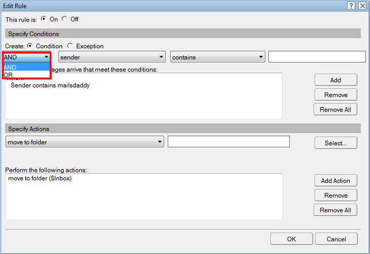 How to Create & Manage Mail Rule for IBM Lotus Notes 9