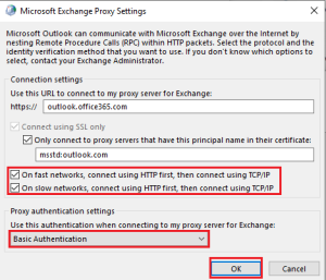 set proxy authentication setting | MailsDaddy Official Blog