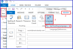 How to Resolve Outlook Spell Check Not Working
