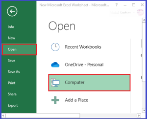 How to Fix Excel File Error “Data May Have Been Lost”