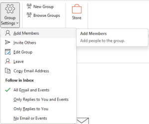 How to Open or Create Office 365 Group in Outlook 2019?