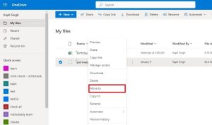 Move files from OneDrive to SharePoint – Step by Step