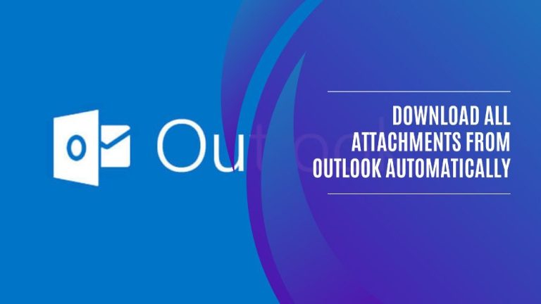 Download all Attachments from Outlook Automatically Download all Attachments from Outlook Automatically