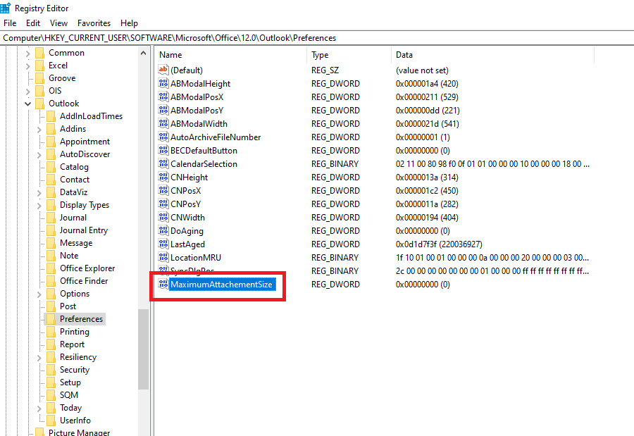 How Do I Increase Outlook Attachment Size Limit 