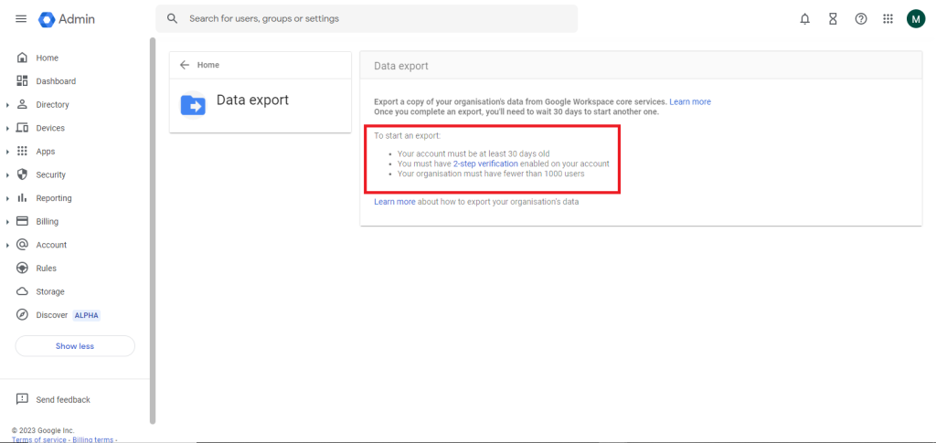 Google Workspace backup - Step-by-Step Guide