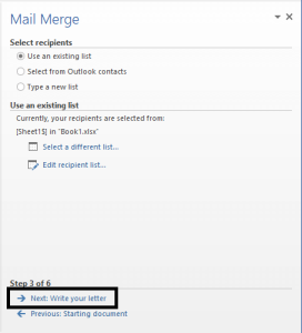 Step-by-Step: Mail Merging Emails via Word in Outlook