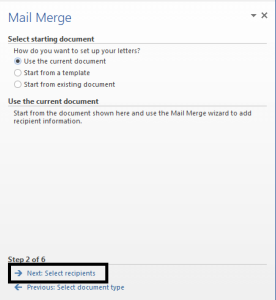 Step-by-Step: Mail Merging Emails via Word in Outlook