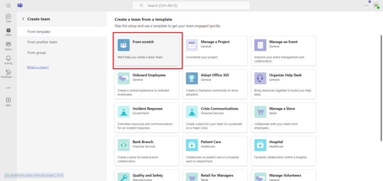 Manually Create an Org-wide Team in Microsoft Teams