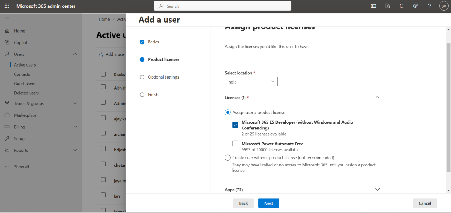 How to Add Users and Assign licenses in Office 365?