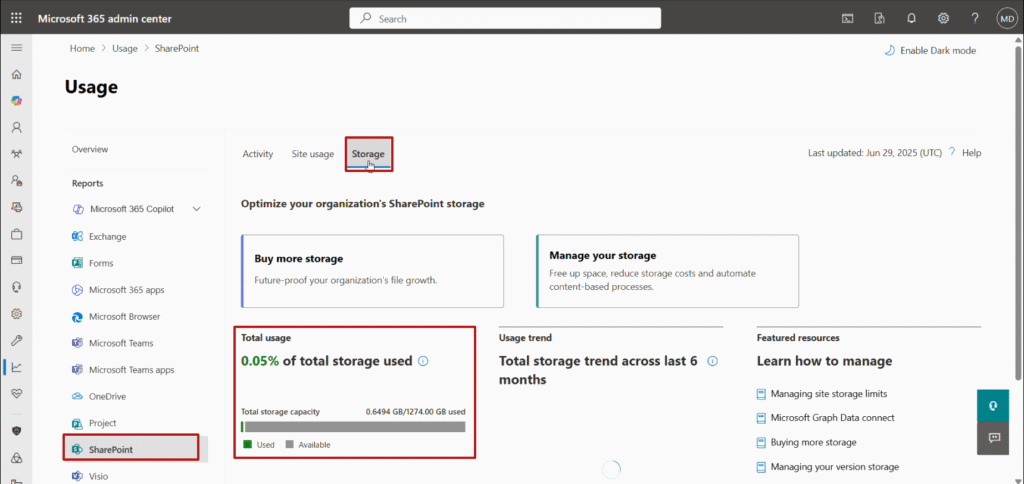 Managing SharePoint Storage – With or Without Admin Access
