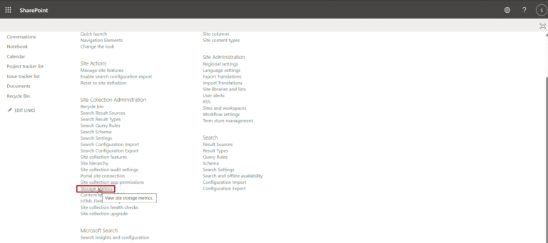 Managing SharePoint Storage – With or Without Admin Access